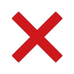 Ronde sticker rood kruis – Webshop Print Copy Service